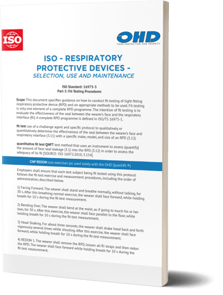 OHD | Download the ISO Fit-Testing Standards